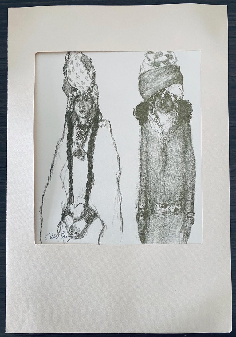 Abel Pann - Abel Pann Israeli Bezalel School Lithograph Judaica ...