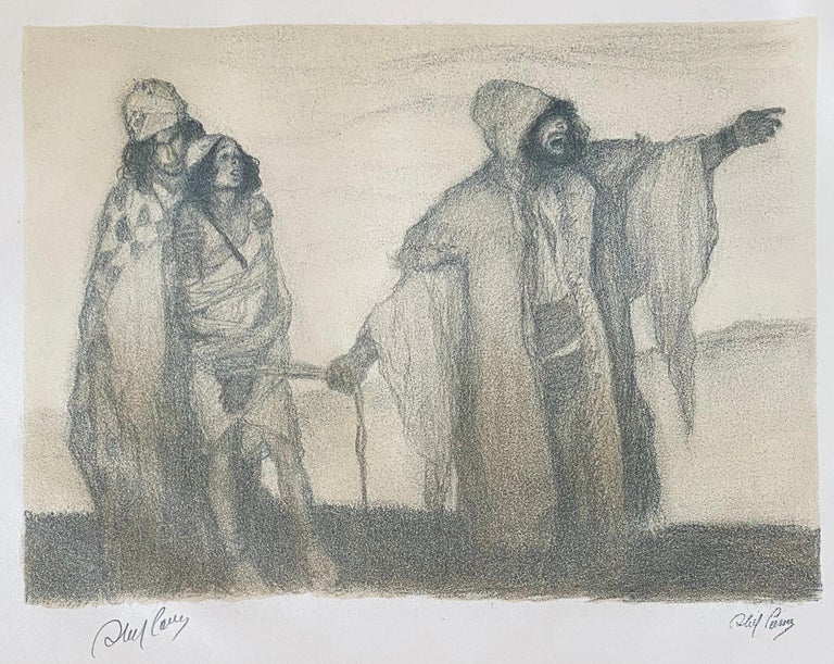 Abel Pann - Abel Pann Israeli Bezalel School Lithograph Judaica ...