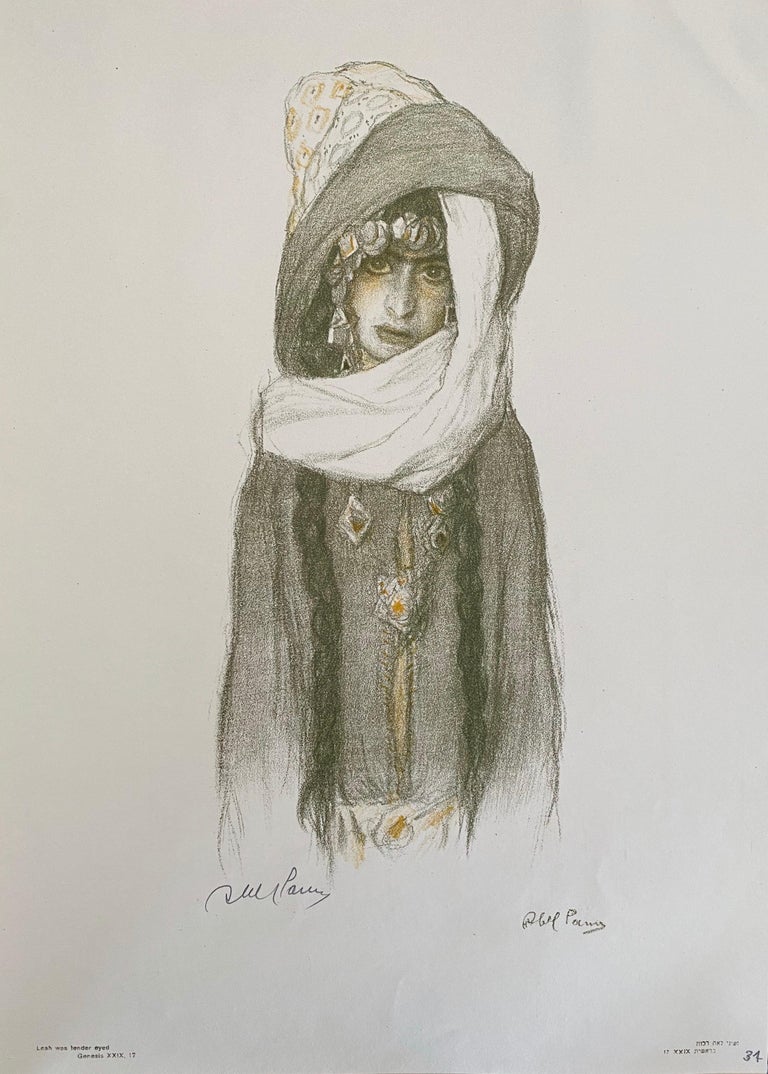 Abel Pann - Abel Pann Israeli Bezalel School Lithograph Judaica ...