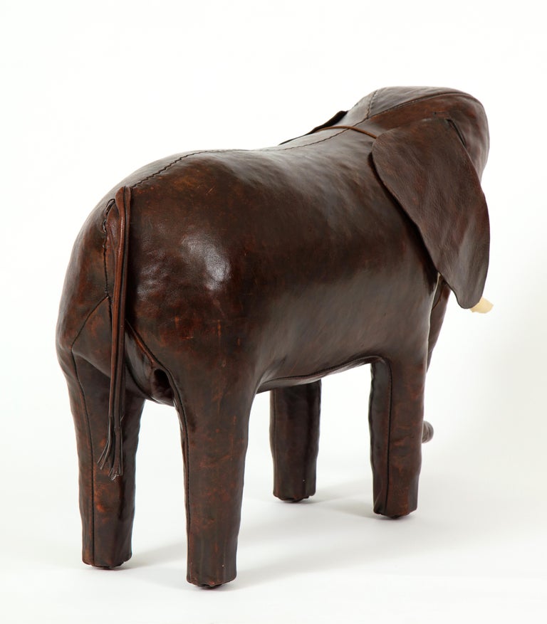 Abercrombie and Fitch Elephant Footstool by Dimitri Omersa at 1stDibs