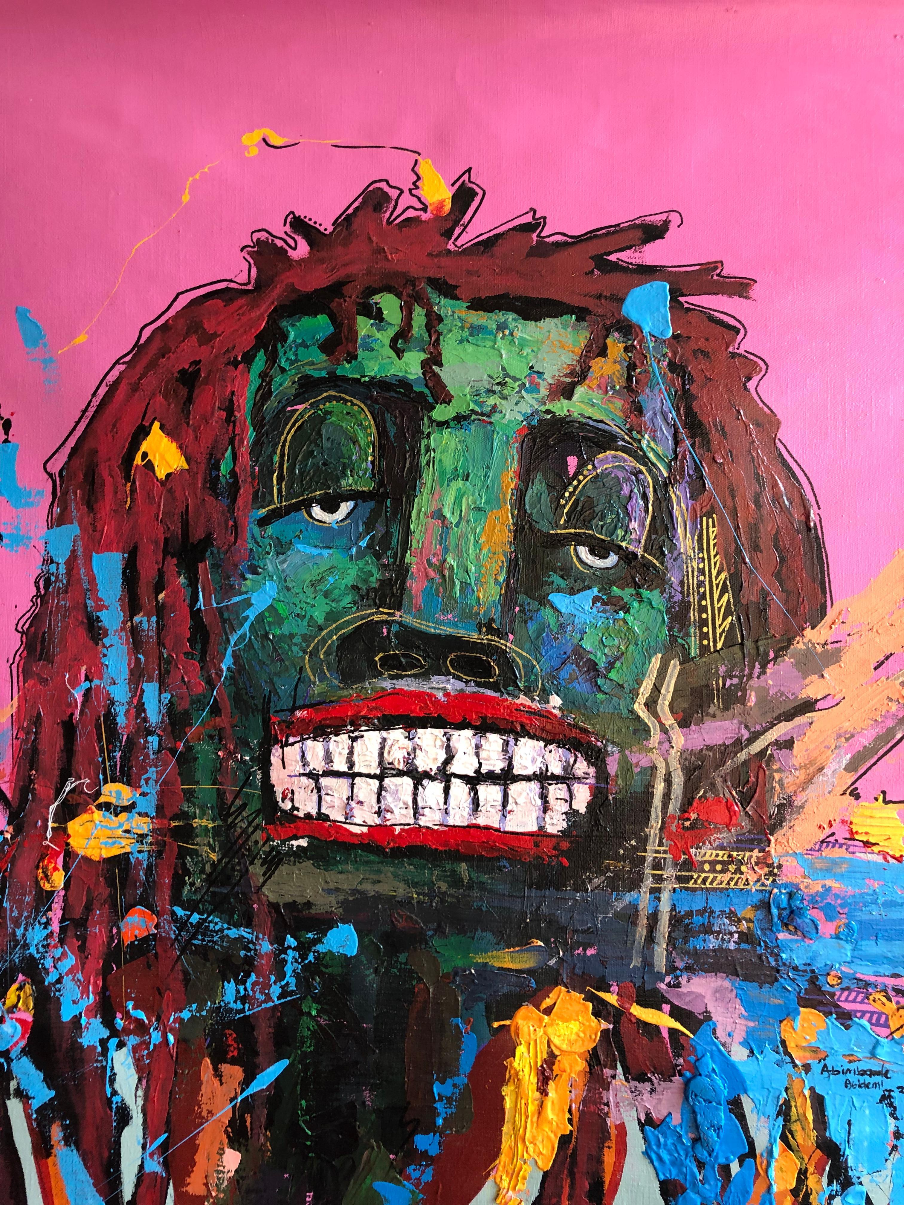Bob Marley Painting Abstract