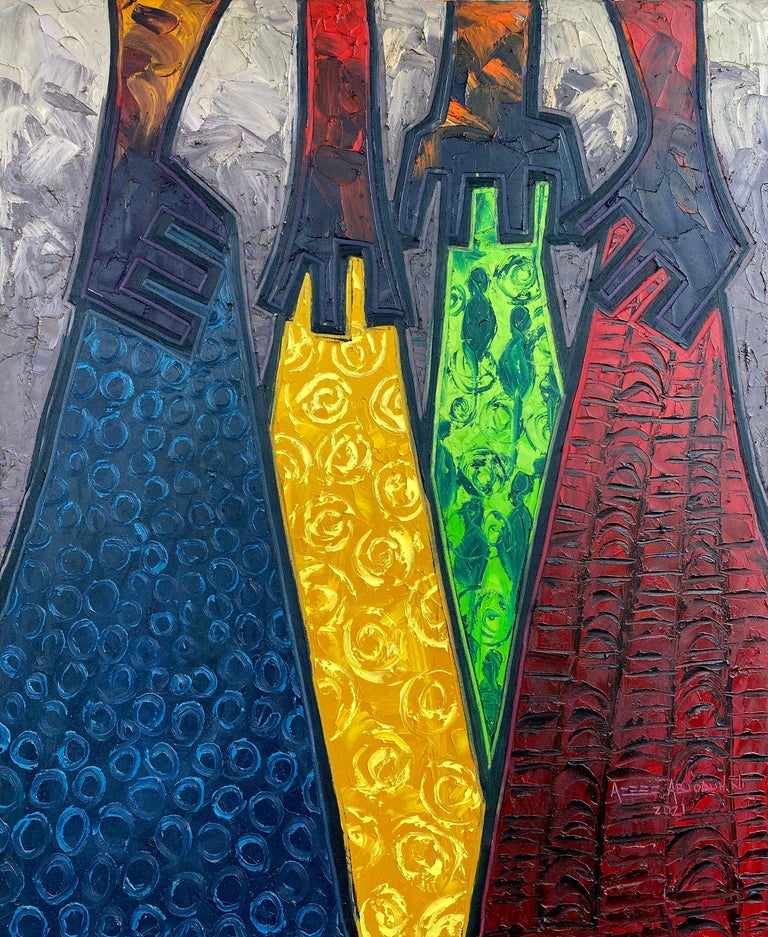 Abiodun Nafiu Azeez - Adire Making II For Sale at 1stDibs