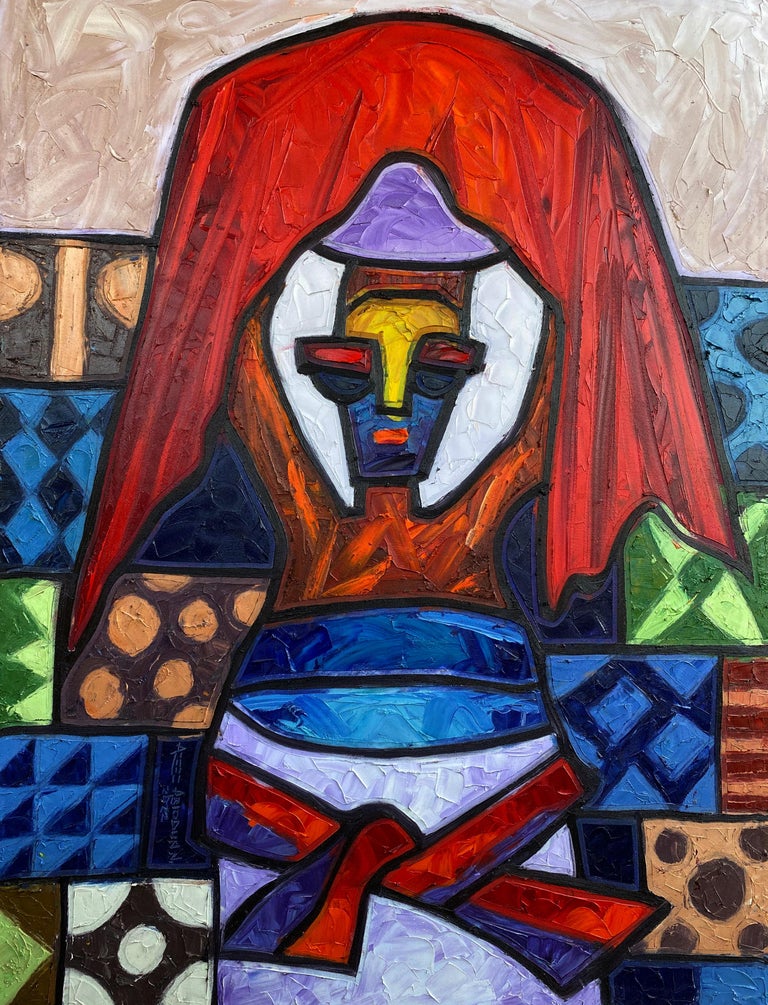 Abiodun Nafiu Azeez - Arugba Osun (Calabash Carrier) II For Sale at 1stDibs