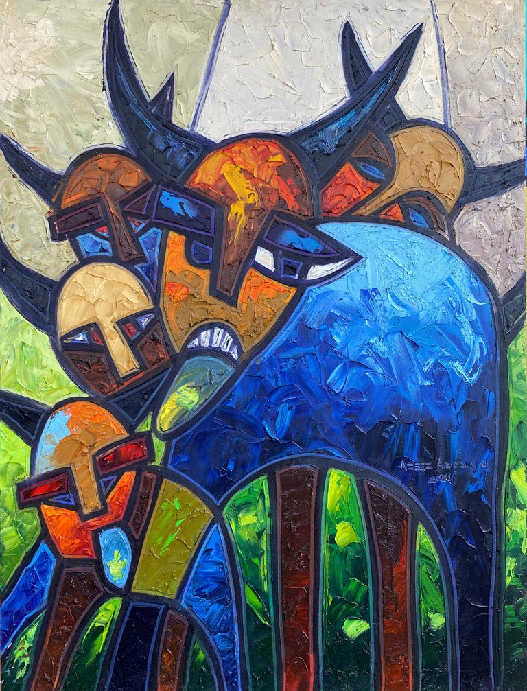 Abiodun Nafiu Azeez - Family Gathering For Sale at 1stDibs