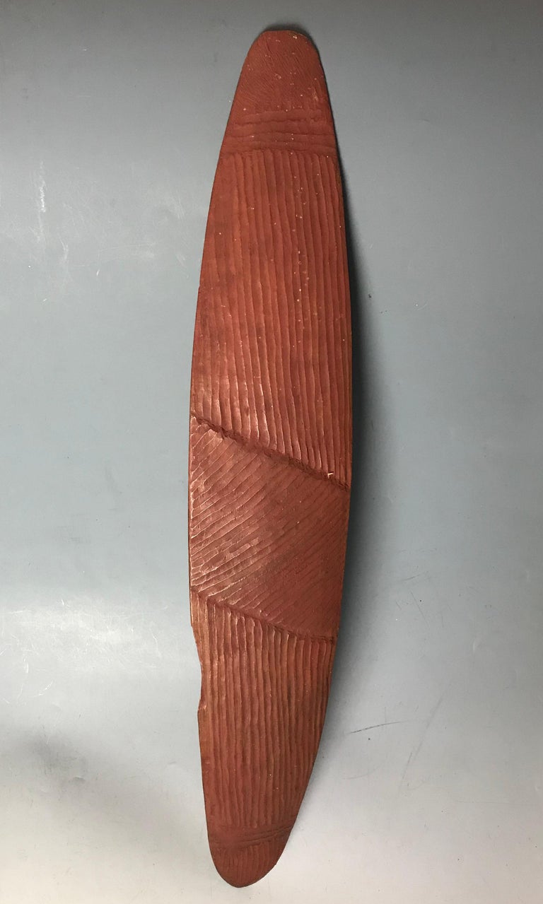 Aboriginal Carved Wood Wunda Shield Australia Tribal Art Interior ...