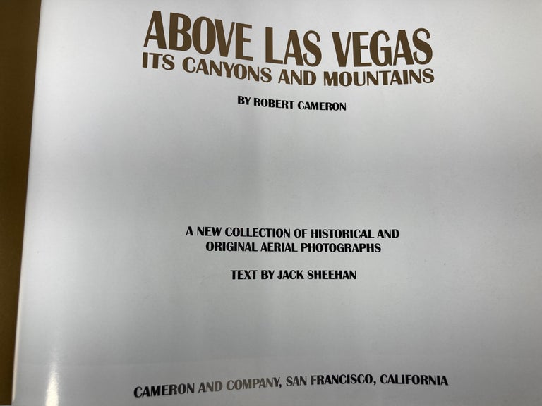 Above Las Vegas by Robert Cameron For Sale at 1stDibs