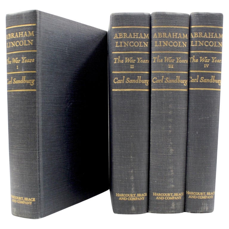 Abraham Lincoln: The War Years by Carl Sandburg, Four Vol Set, First ...