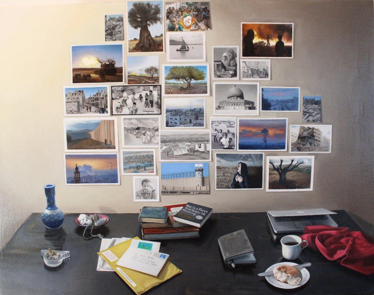 Abraham Sherief - Still Life in Exile For Sale at 1stDibs