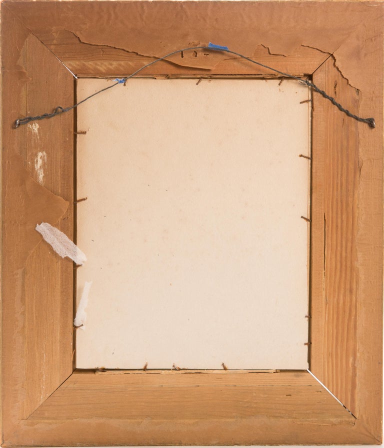 Abraham Walkowitz Signed Paris Street Scene Modernist Watercolor at 1stDibs