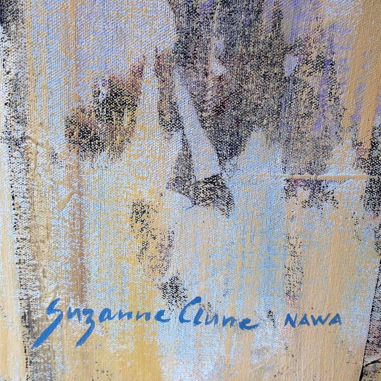 Abstract Acrylic on Canvas by Suzanne Clune Titled Counterpoint For ...