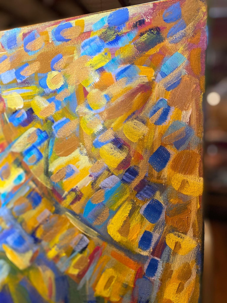 Abstract Acrylic on Canvas by Texas Artist Paula Sussman For Sale at ...