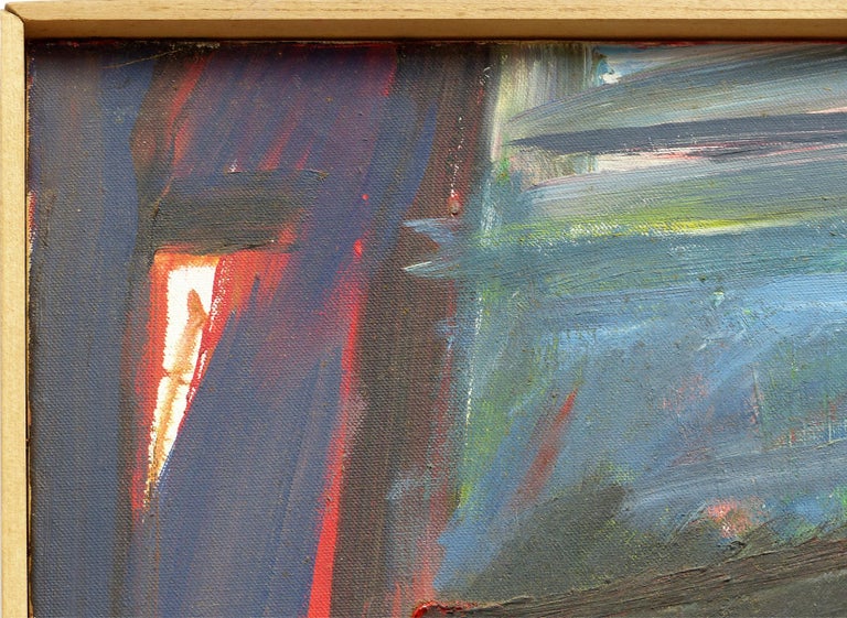 Abstract Acrylic Painting on Canvas by Warren Fischer ‘American, 1943 ...