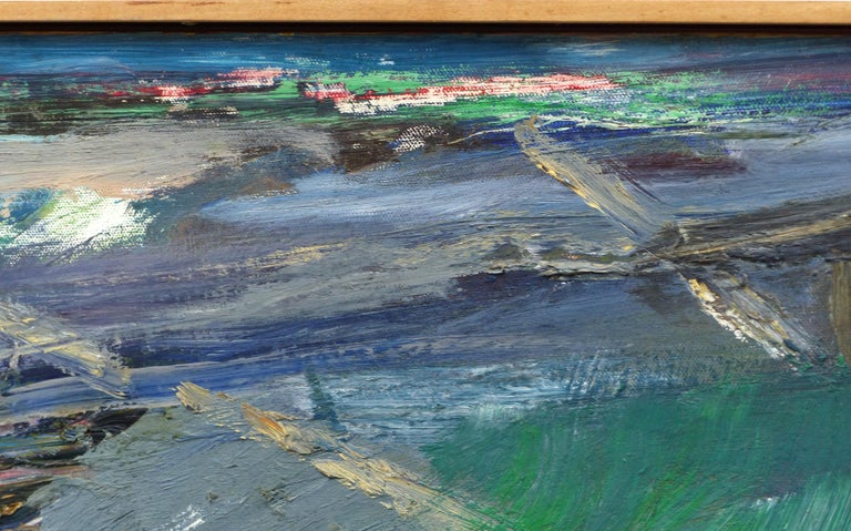 Abstract Acrylic Painting on Canvas by Warren Fischer ‘American, 1943 ...