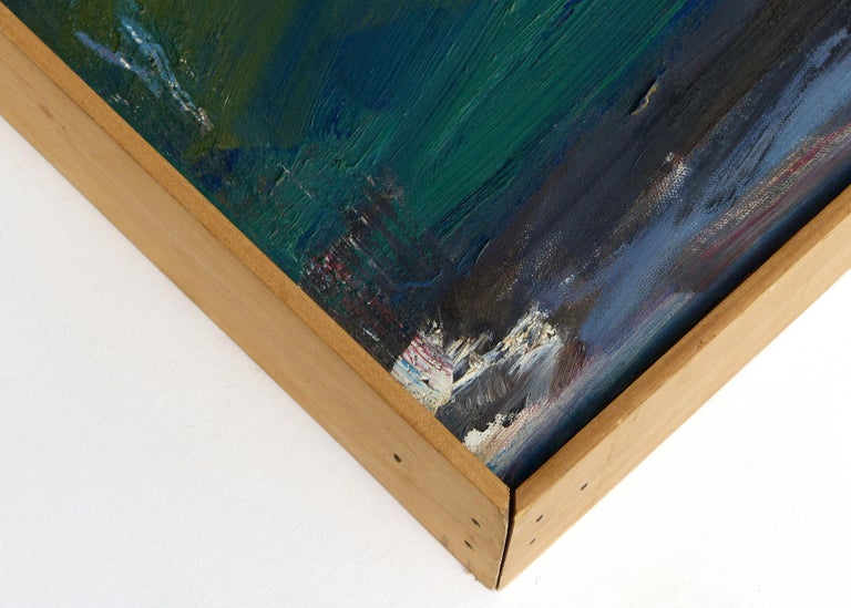 Abstract Acrylic Painting on Canvas by Warren Fischer ‘American, 1943 ...