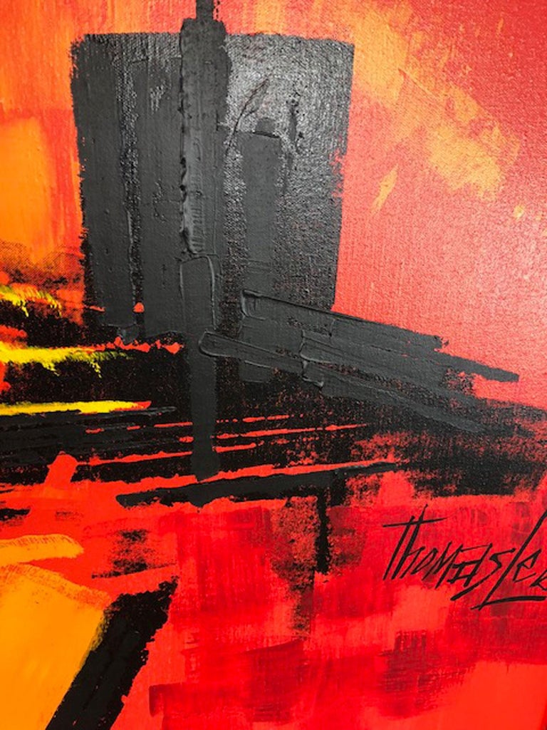 Abstract Acrylic Painting by Thomas Lee For Sale at 1stDibs | thomas ...