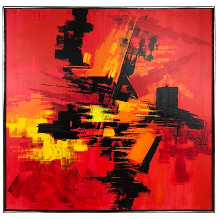 Abstract Acrylic Painting by Thomas Lee For Sale at 1stDibs | thomas ...