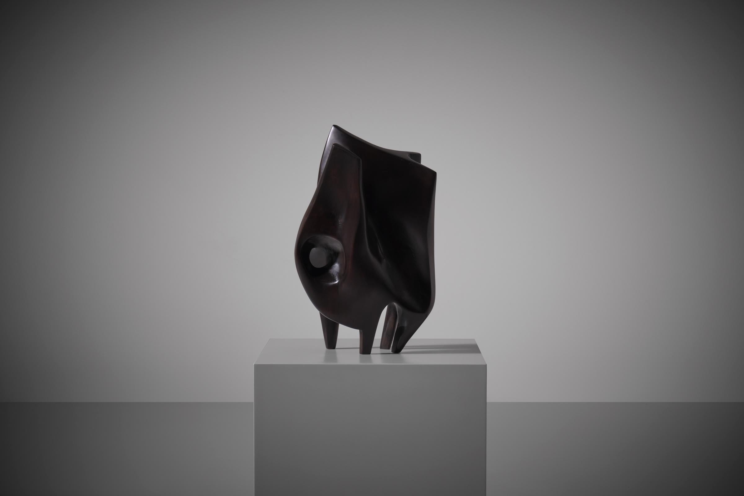 Abstract anthropomorphic sculpture by Teun Renes, 1970s For Sale at 1stDibs
