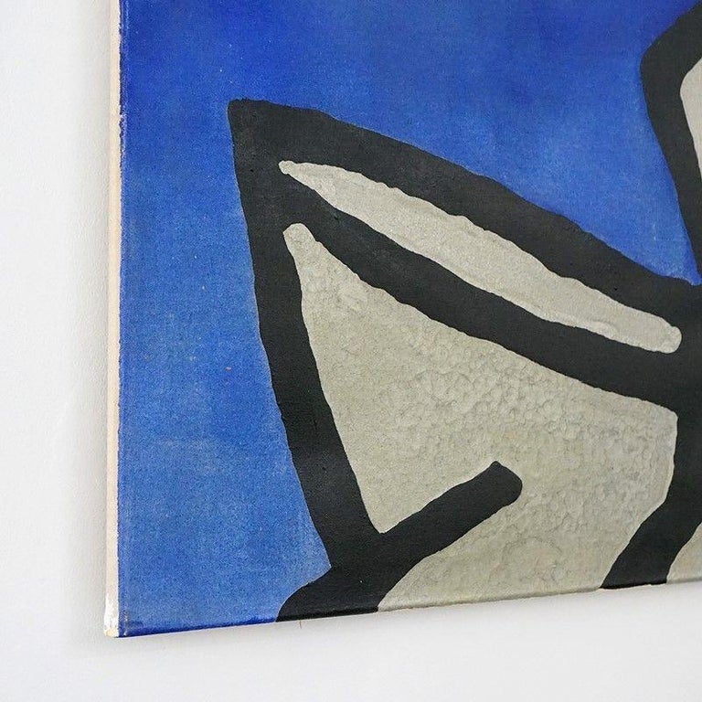 Abstract Architectural Diptych by Richard Sladden, Oil on Canvas ...