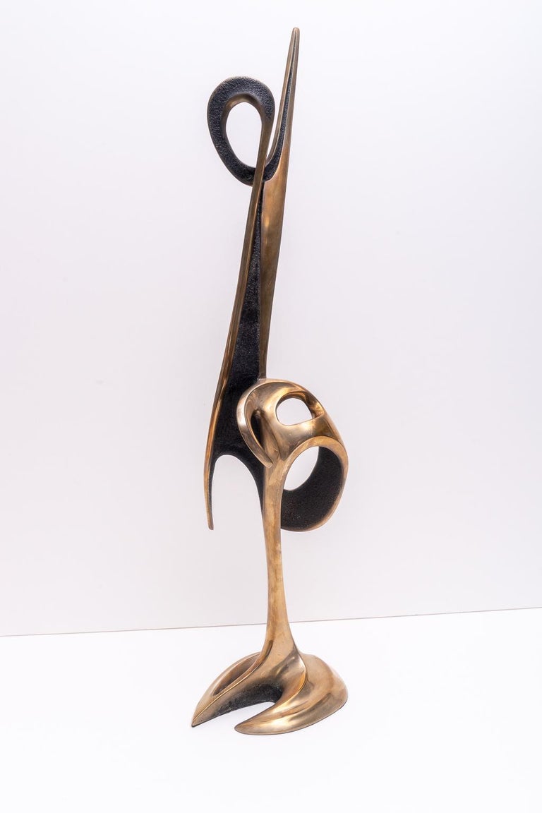 Abstract Bronze Sculpture at 1stDibs