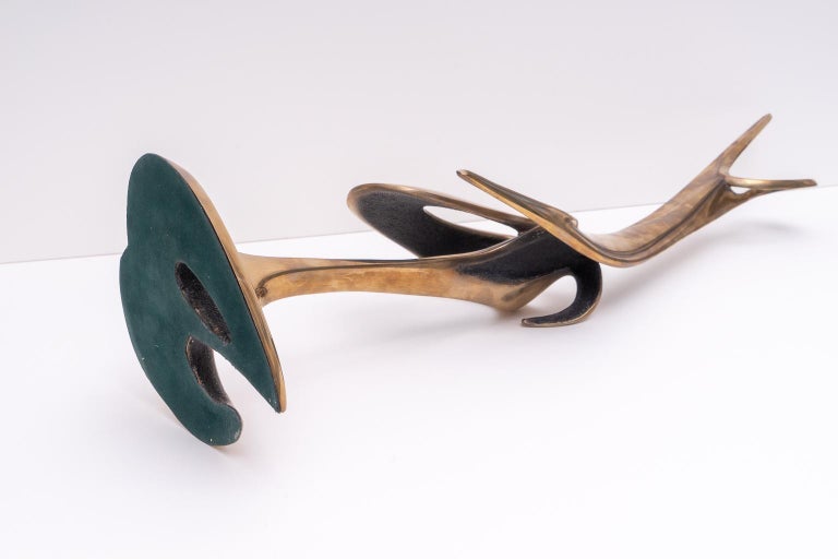 Abstract Bronze Sculpture at 1stDibs