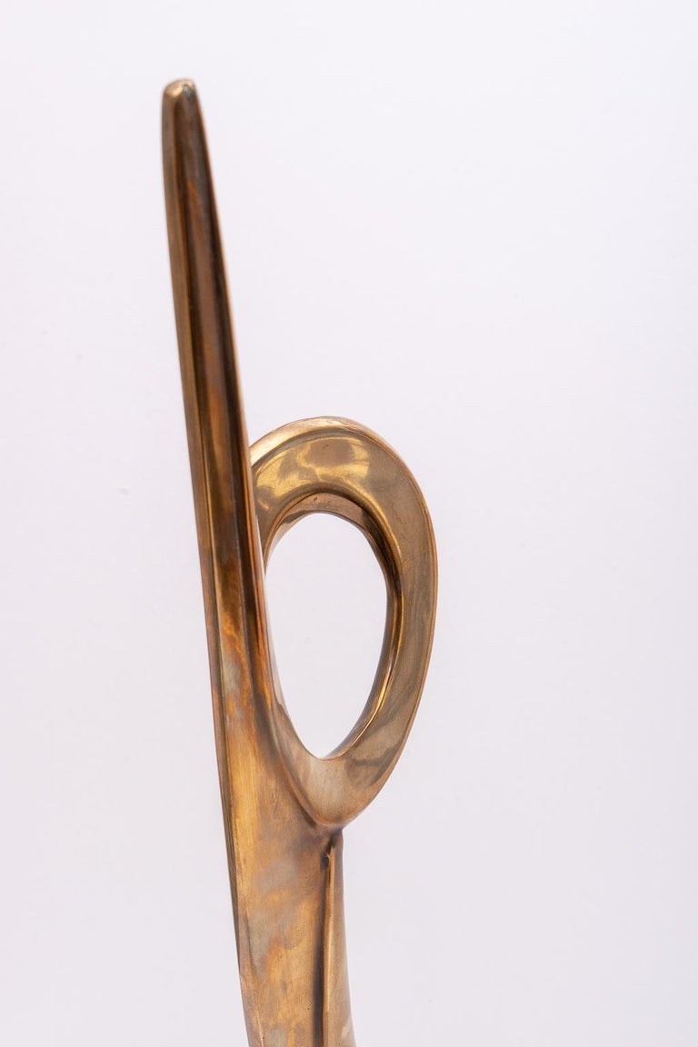Abstract Bronze Sculpture at 1stDibs