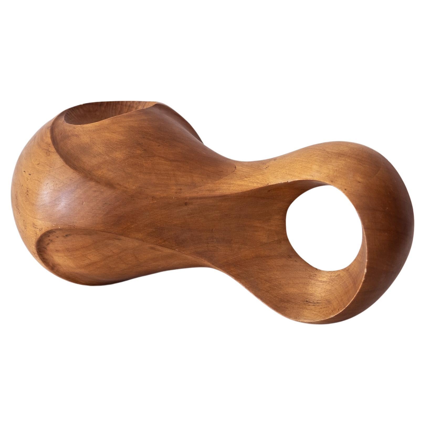 Modern Organic Abstract Wood Sculpture, 50"H at 1stDibs