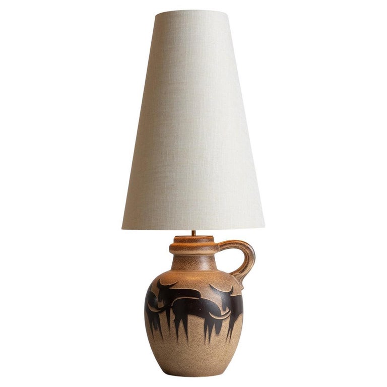 Abstract Ceramic Lamp, Germany Circa 1960 For Sale at 1stDibs