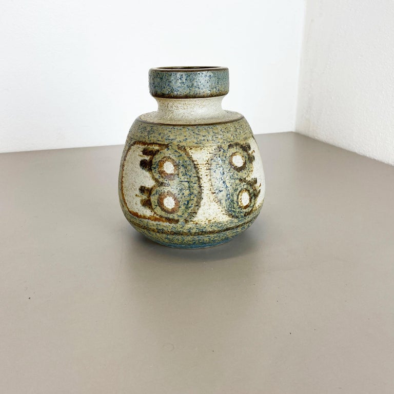 Abstract Ceramic Studio Pottery Vase by SOHOLM, Denmark 1970 For Sale ...