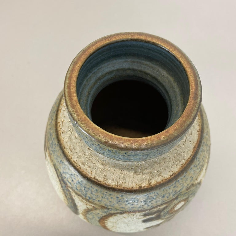Abstract Ceramic Studio Pottery Vase by SOHOLM, Denmark 1970 For Sale ...