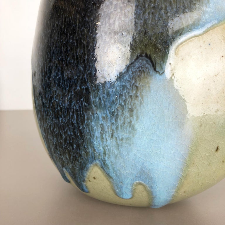 Abstract Ceramic Studio Stoneware Vase by Gotlind Weigel, Germany ...