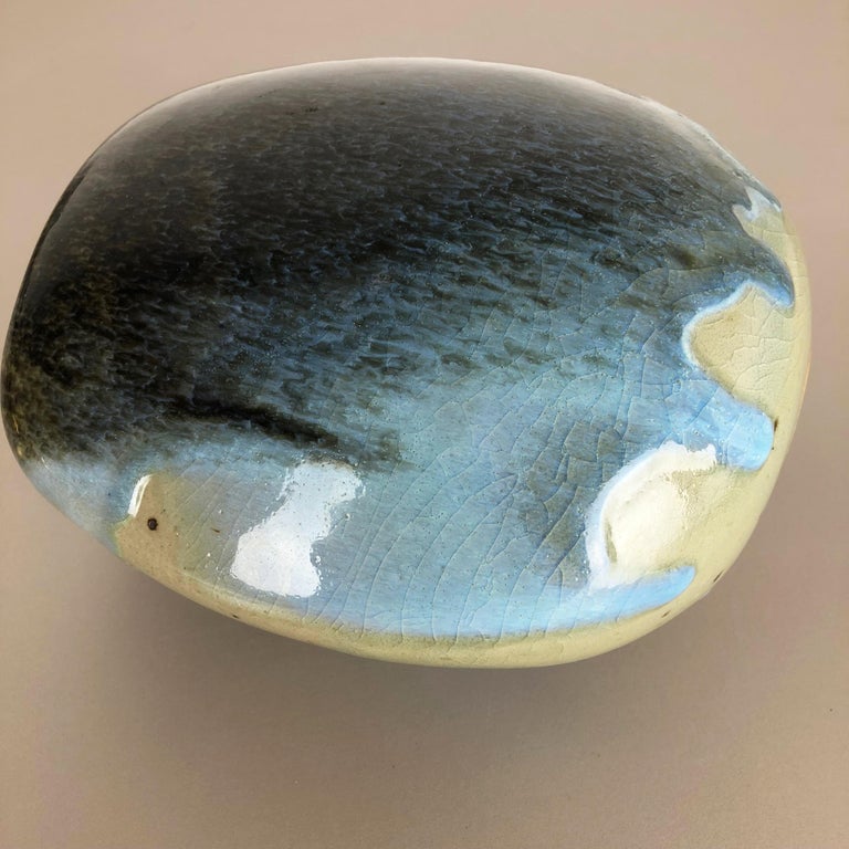 Abstract Ceramic Studio Stoneware Vase by Gotlind Weigel, Germany ...