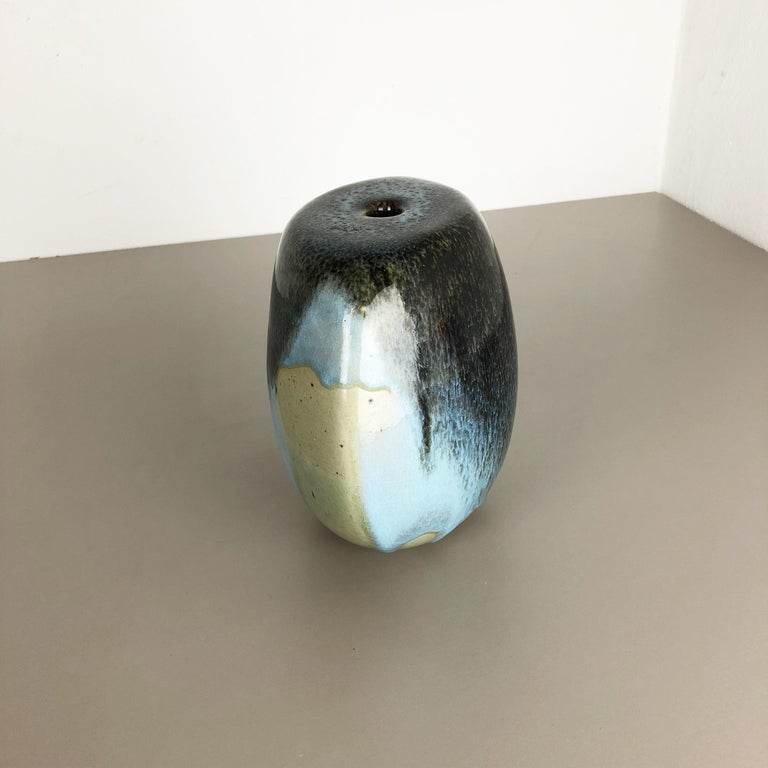 Abstract Ceramic Studio Stoneware Vase by Gotlind Weigel, Germany ...
