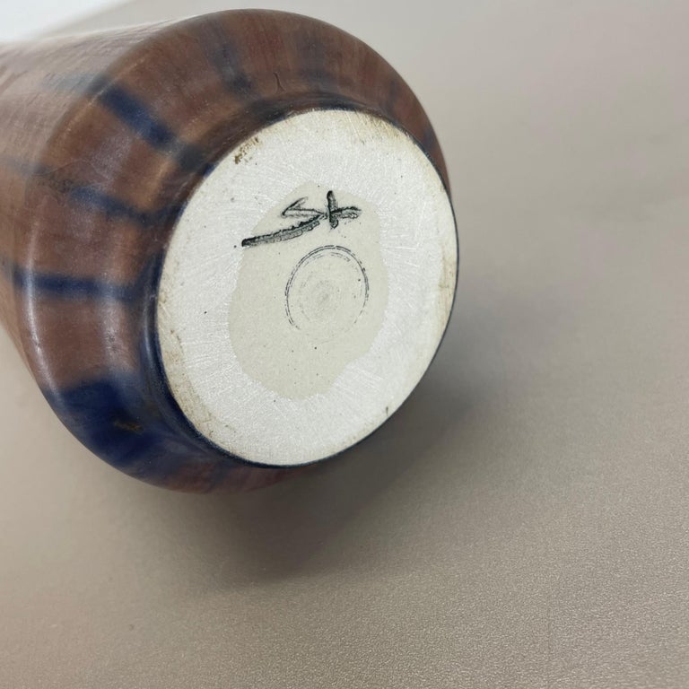 Abstract Ceramic Studio Vase Object by Wendelin Stahl, Germany, 1970s ...