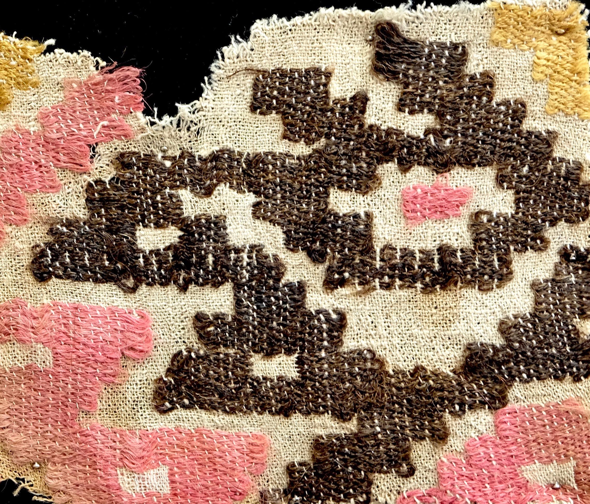 Abstract Chancay Pre-Columbian Textile, Peru, 1000-1420 AD, Ex ...