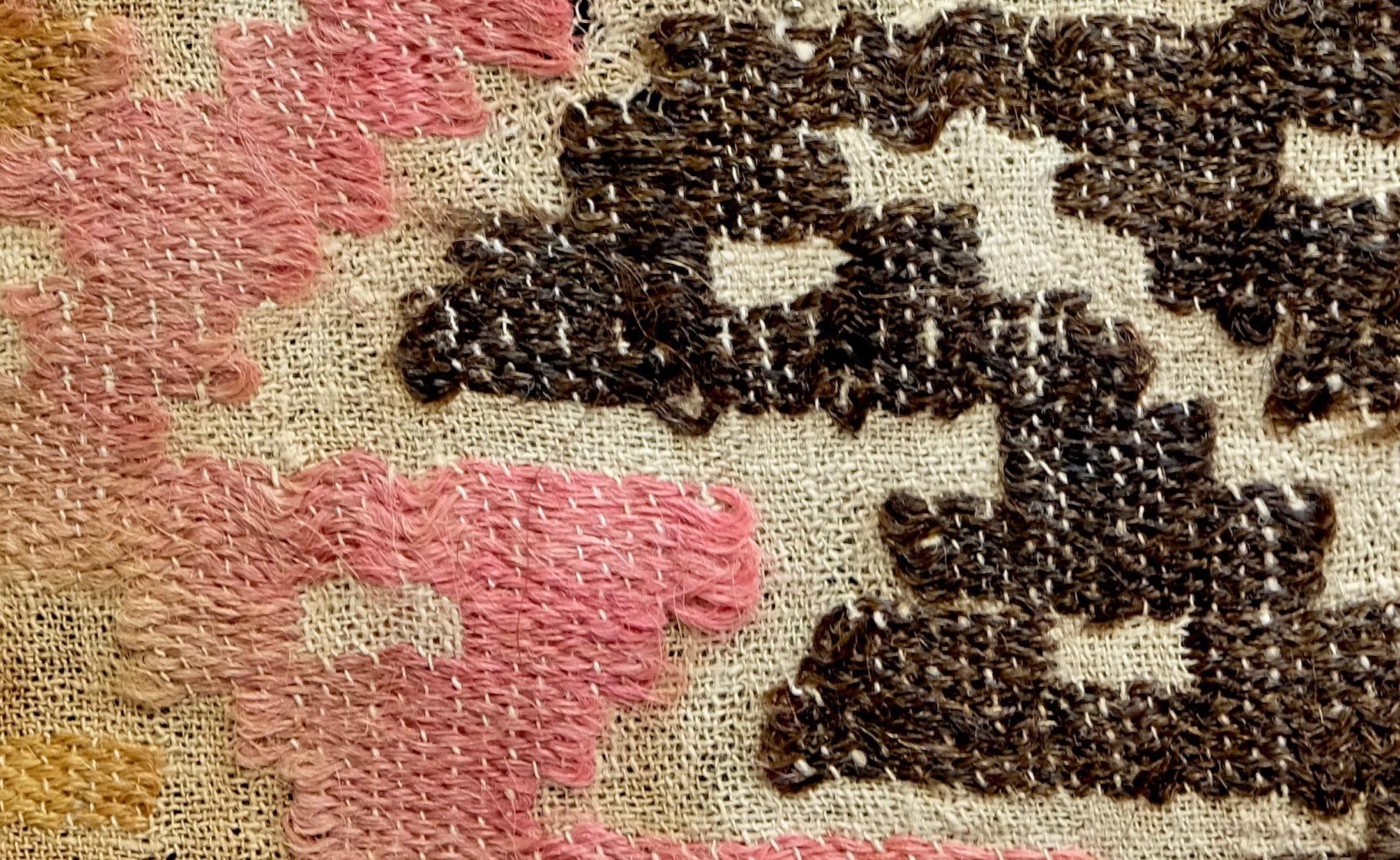 Abstract Chancay Pre-Columbian Textile, Peru, 1000-1420 AD, Ex ...