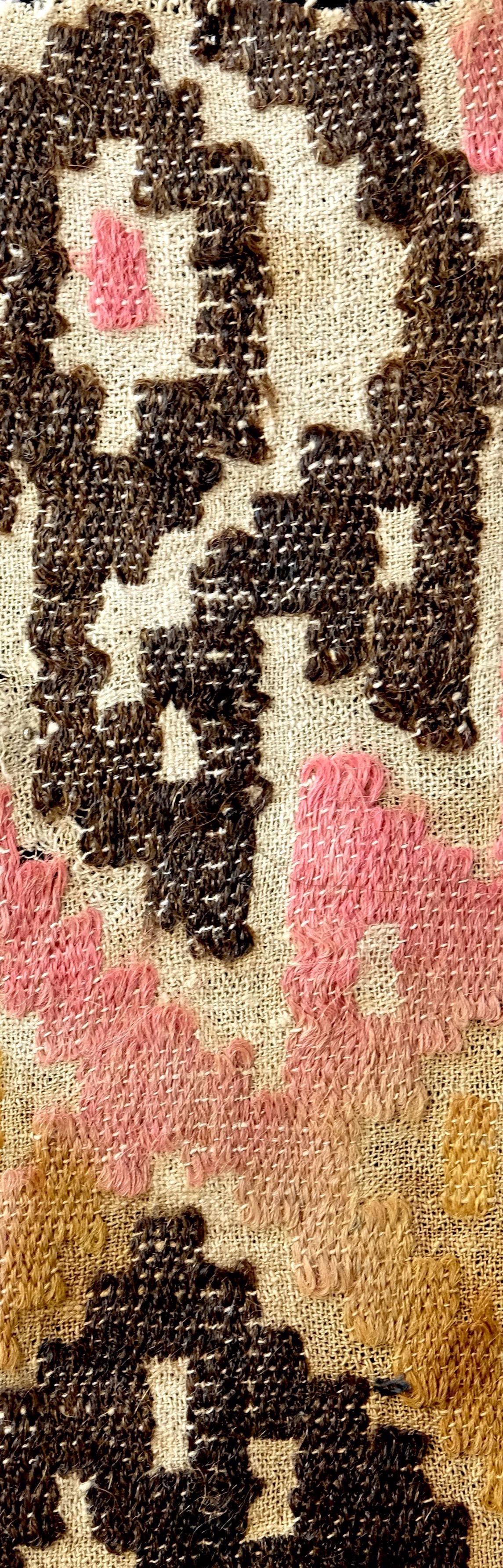 Abstract Chancay Pre-Columbian Textile, Peru, 1000-1420 AD, Ex ...