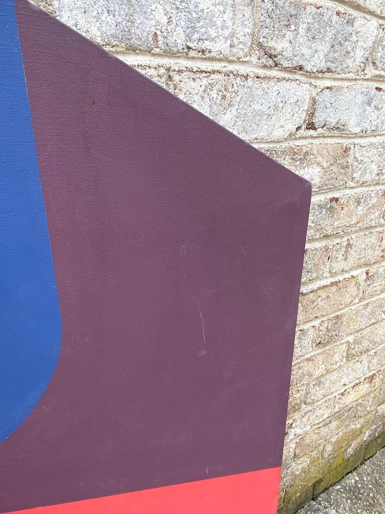 Abstract Color Block Painting For Sale at 1stDibs