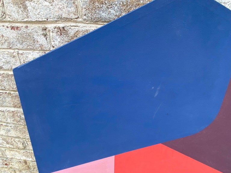 Abstract Color Block Painting For Sale at 1stDibs