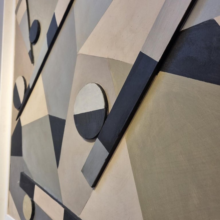 Abstract Composition by Armilde Dupont, Oil on Canvas and Wood, Belgium ...