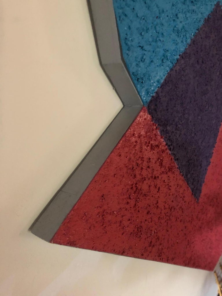 Abstract Cut Out Painting Transparency 2 For Sale at 1stDibs