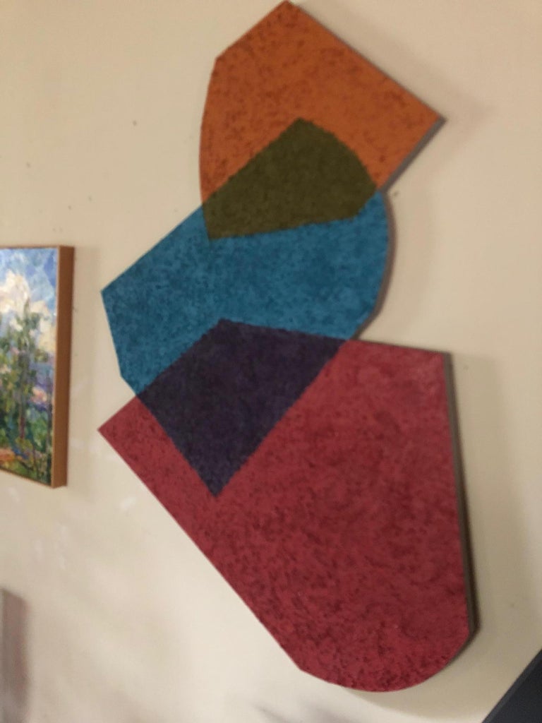 Abstract Cut Out Painting Transparency 2 For Sale at 1stDibs