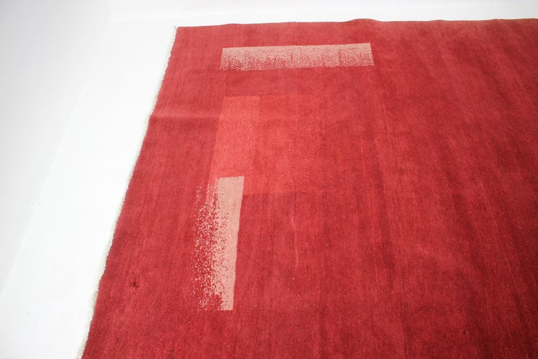 Abstract Design Modernist Midcentury Carpet/Rug, 1970s For Sale at 1stDibs