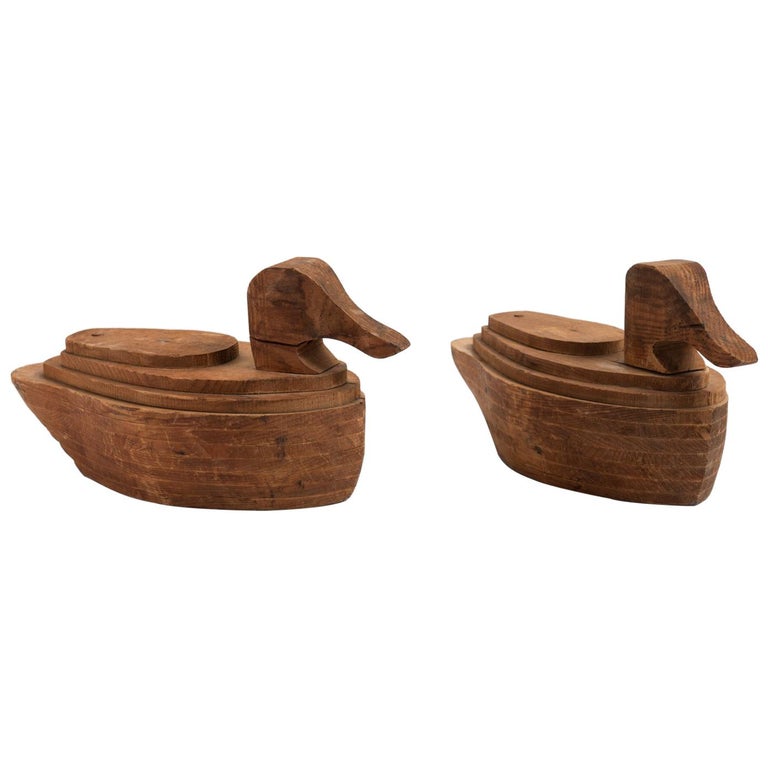 Abstract Duck Sculptures, circa 1930 at 1stDibs