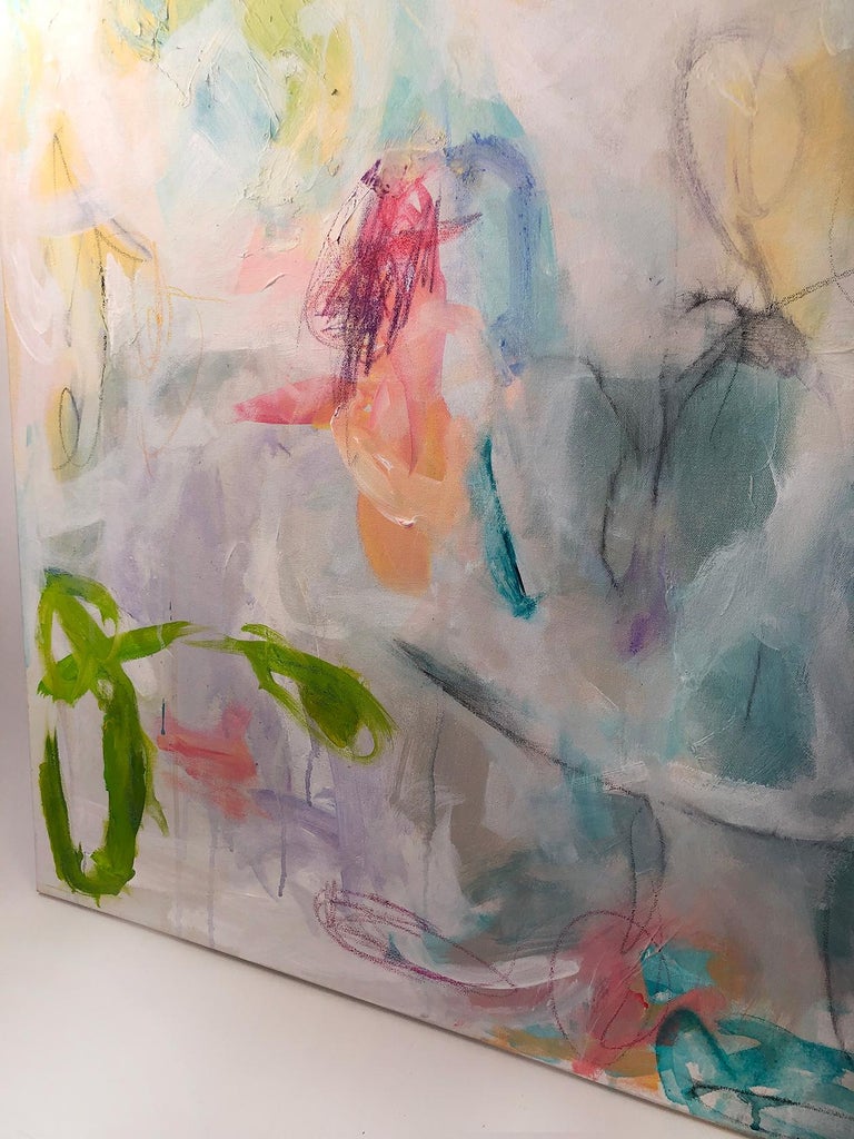 Abstract Expressionist Acrylic Painting by Mary Peyton Barklay Titled ...