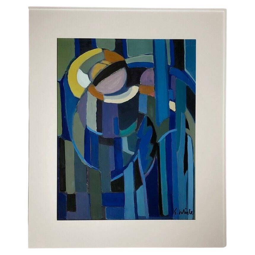 Gen Paul French Expressionist Gouache 1953, "Steeplechase" For Sale at ...