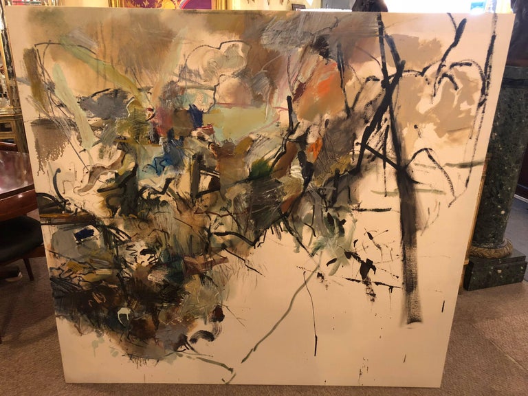 Abstract Expressionist Malcolm Bray "Dimensional Space No 17" Oil on ...