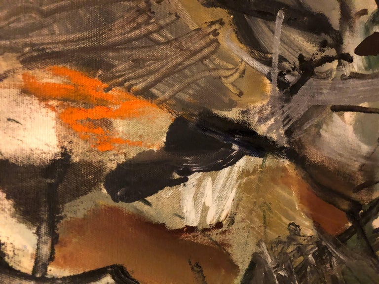 Abstract Expressionist Malcolm Bray "Dimensional Space No 17" Oil on ...