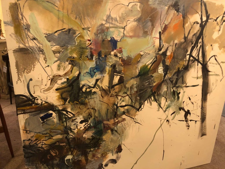 Abstract Expressionist Malcolm Bray "Dimensional Space No 17" Oil on ...