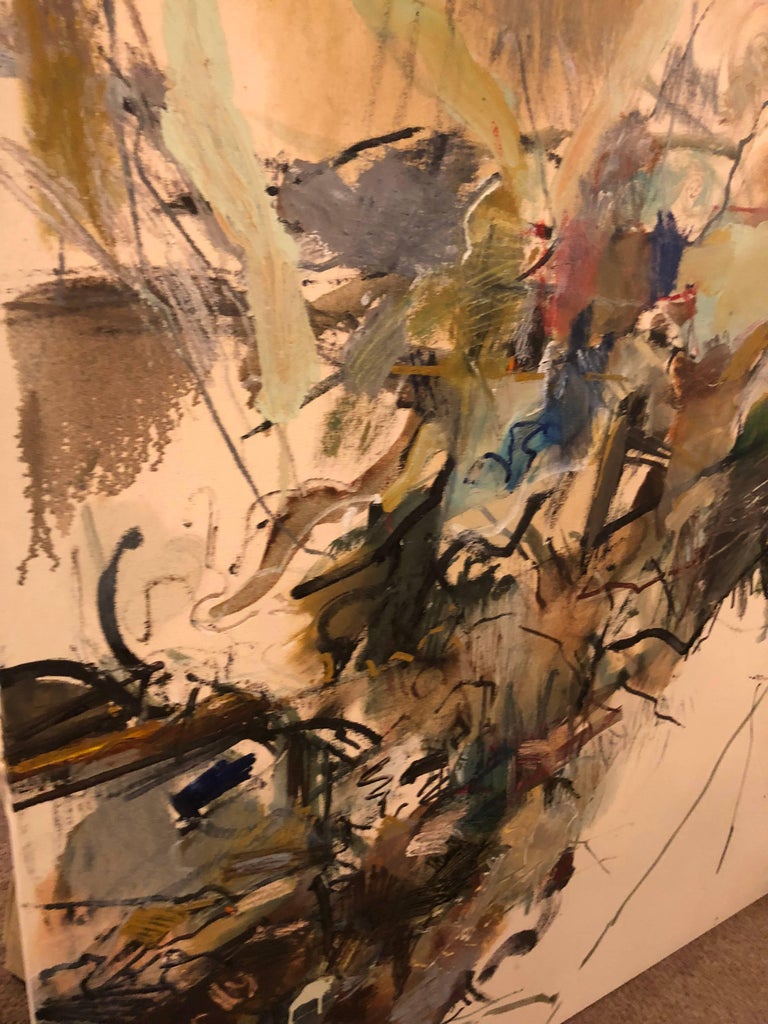 Abstract Expressionist Malcolm Bray "Dimensional Space No 17" Oil on ...