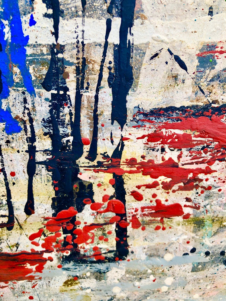 Abstract Expressionist Oil on Board Two Sided Landscapes by William H ...